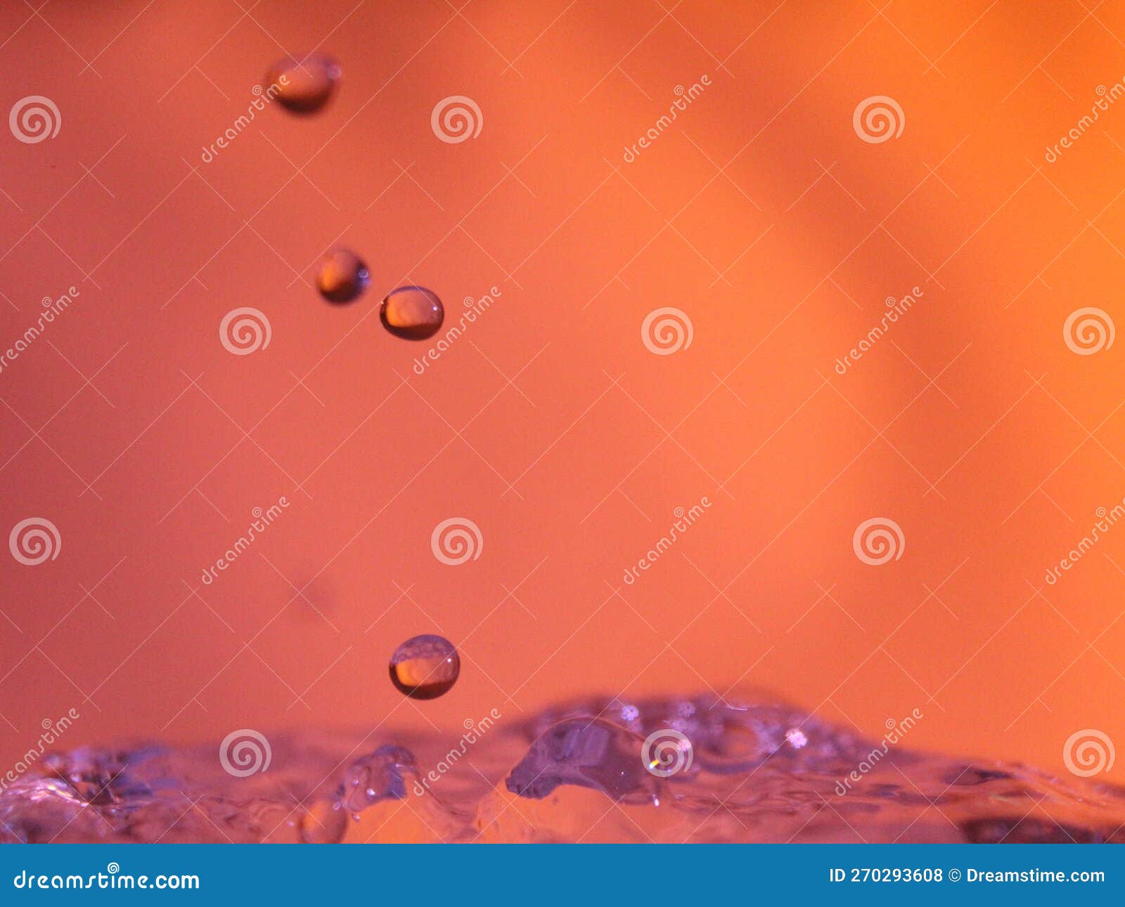 Abstract Colors Colliding Drops Different Fluids Funds Forms Stock ...