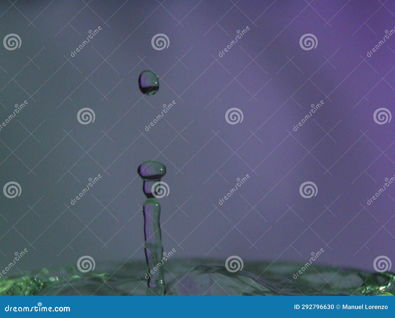 Abstract Colors Colliding Drops Different Fluids Funds Forms Stock ...