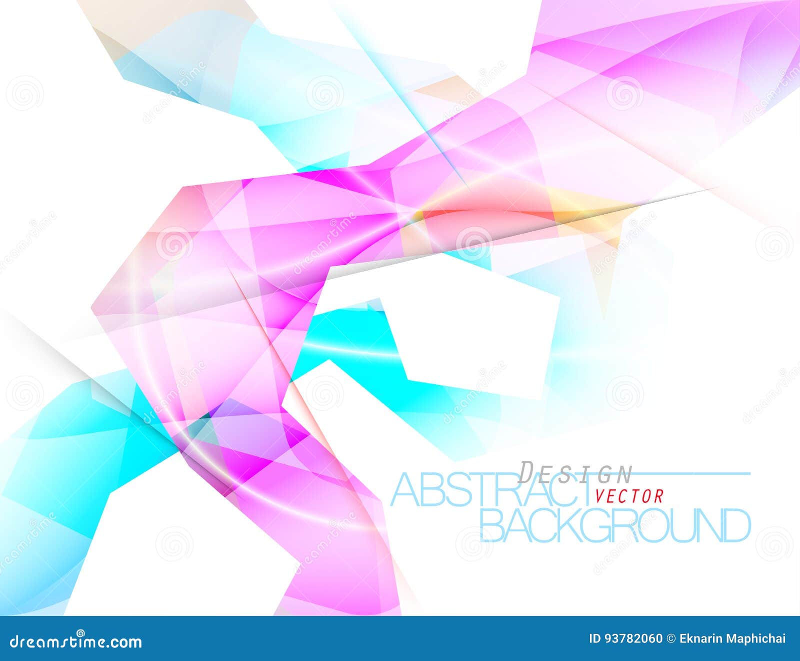 Abstract Colors Geometry Shape Scene Stock Vector - Illustration of ...