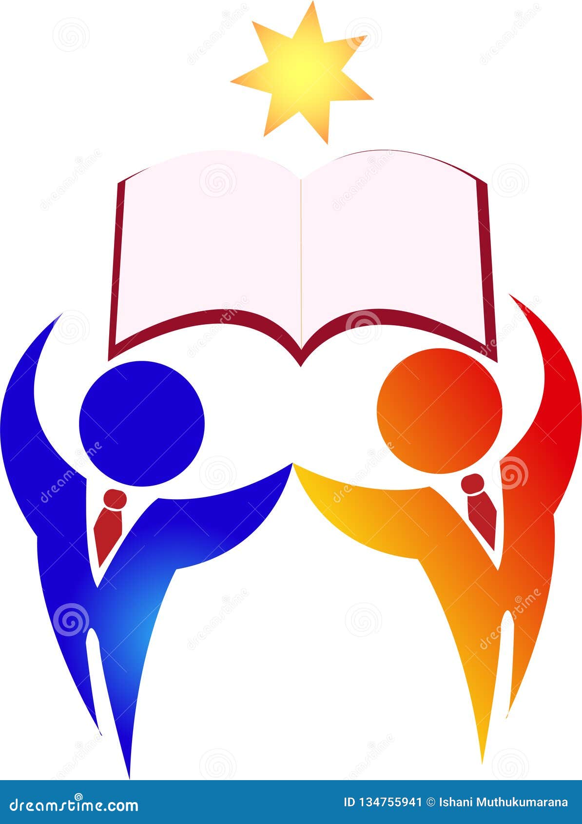 Colorful education logo stock vector. Illustration of colors - 134755941