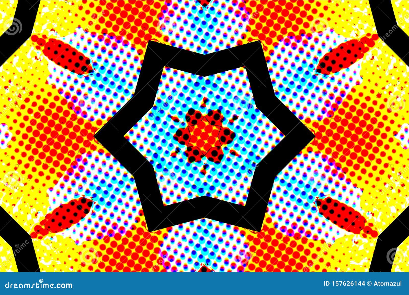 Abstract Colors and Patterns Stock Illustration - Illustration of ...