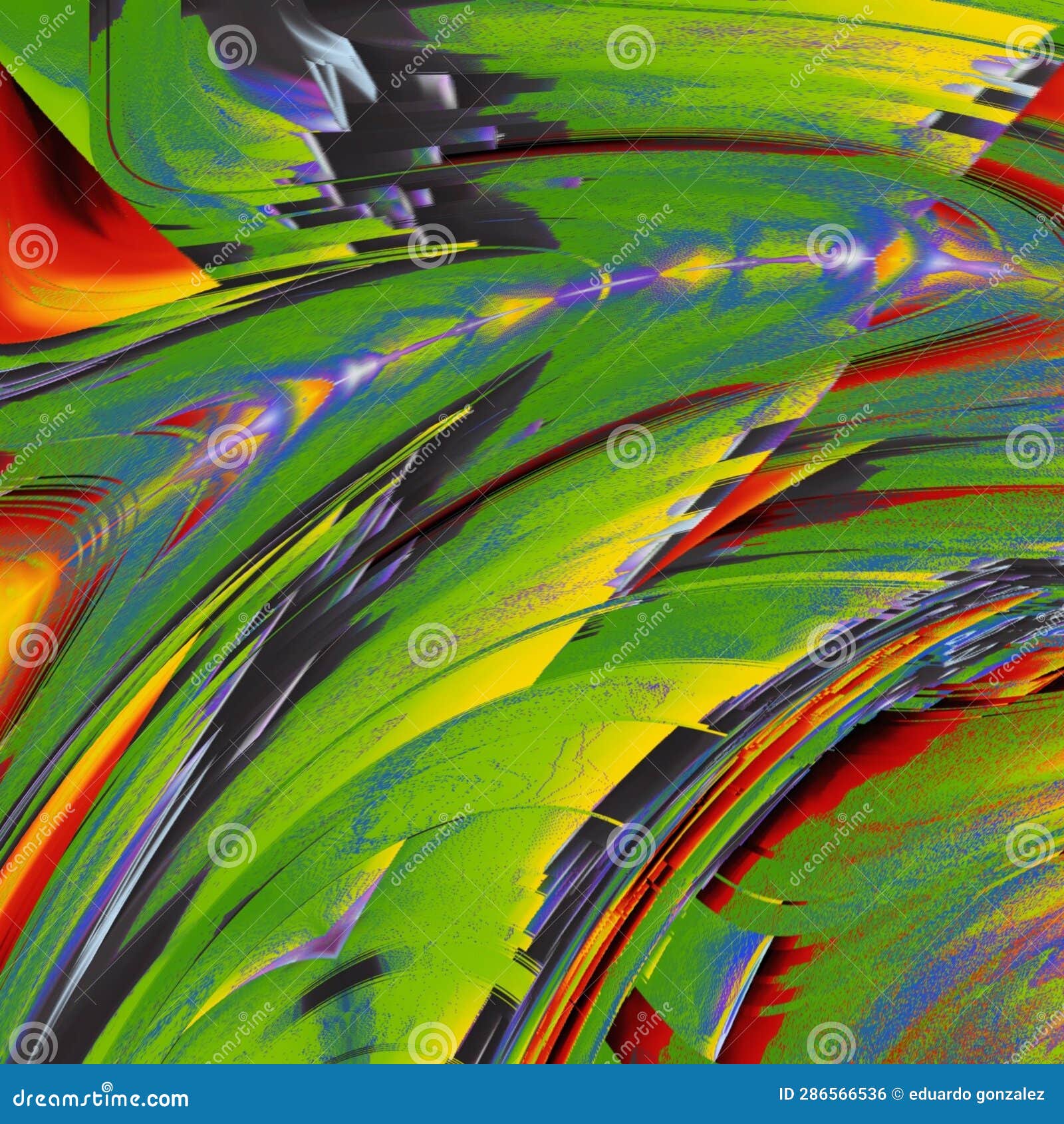 Abstract Colors Twisting and Distorted Digital Stock Photo - Image of ...