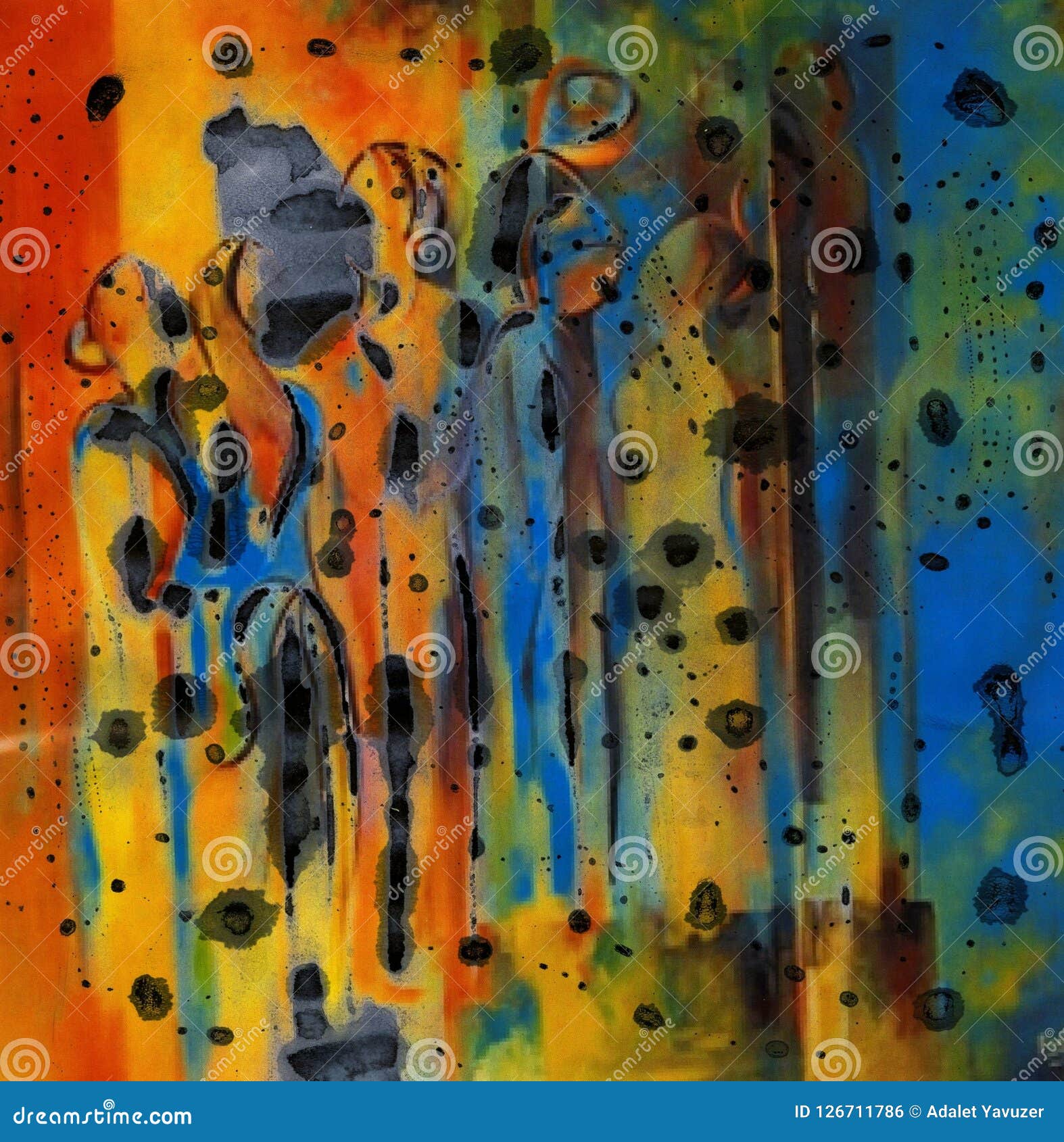 Abstract world stock illustration. Illustration of colorsred - 126711786