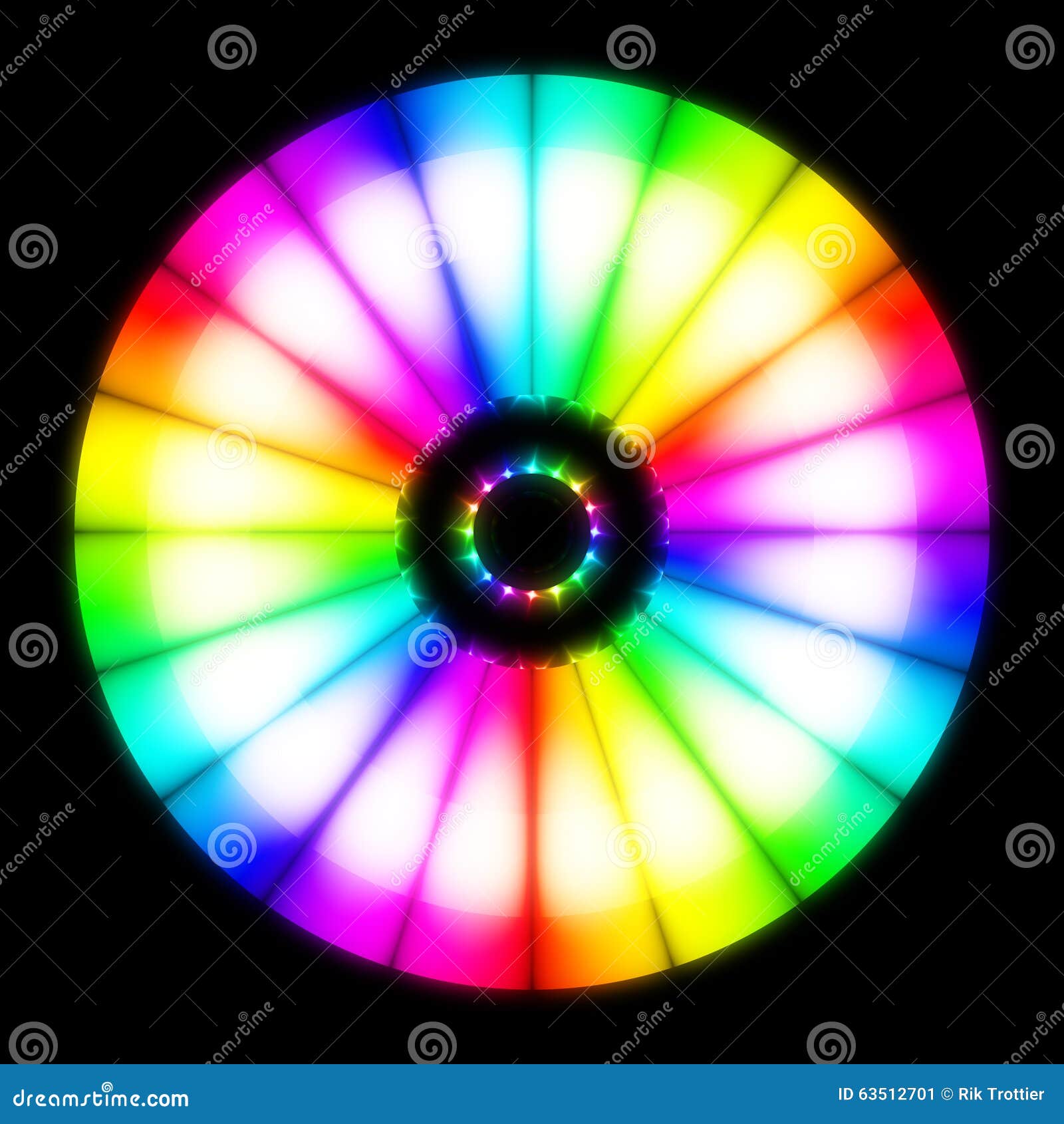 Abstract colour wheel stock illustration. Illustration of spin - 63512701