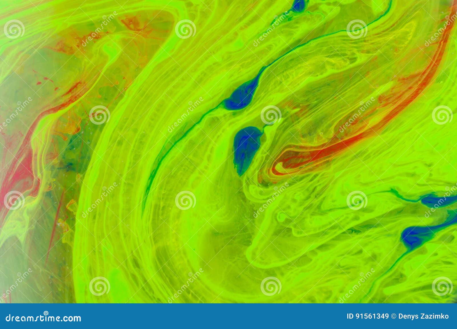 Abstract Coloured Ink in the Water, Paint Mixing Stock Image - Image of ...