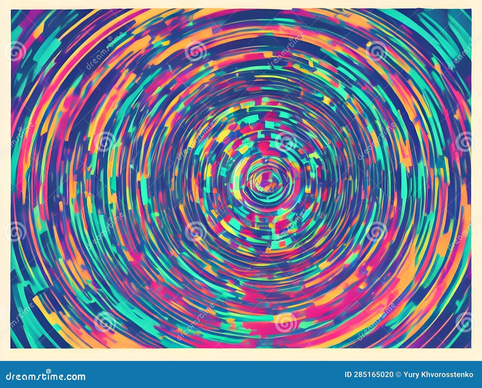 Abstract Coloured Pattern, Bold Geometric Figure with Intricate Pattern ...