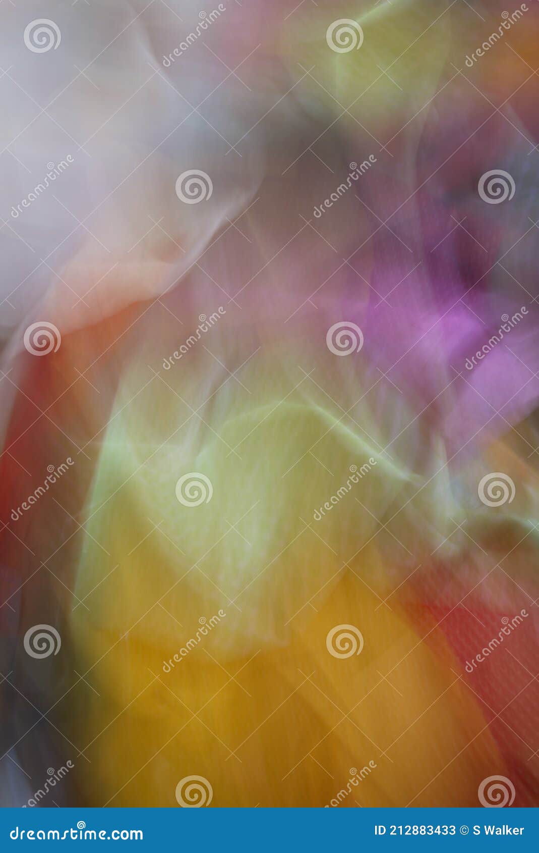 Abstract Coloured Pattern, Intentional Camera Movement. Stock Image ...
