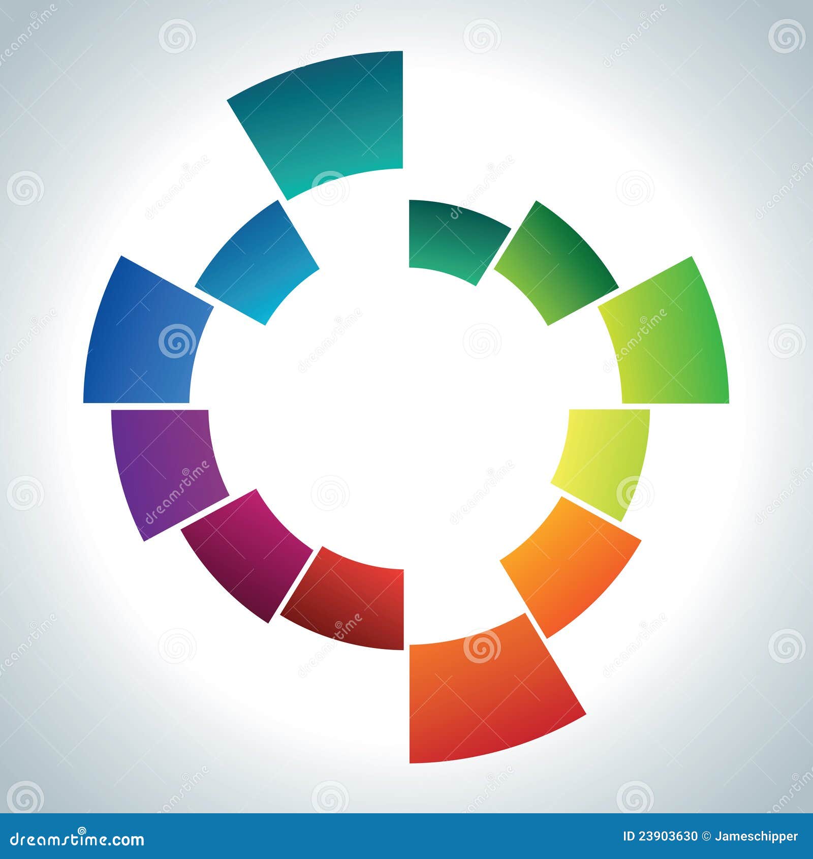 Abstract coloured ring stock vector. Illustration of paint - 23903630