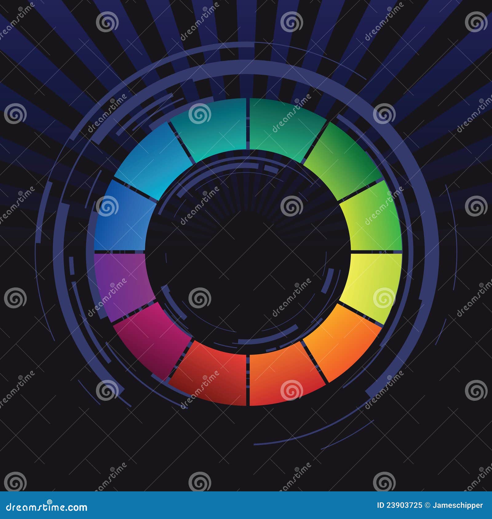 Abstract coloured ring stock vector. Illustration of colorful - 23903725