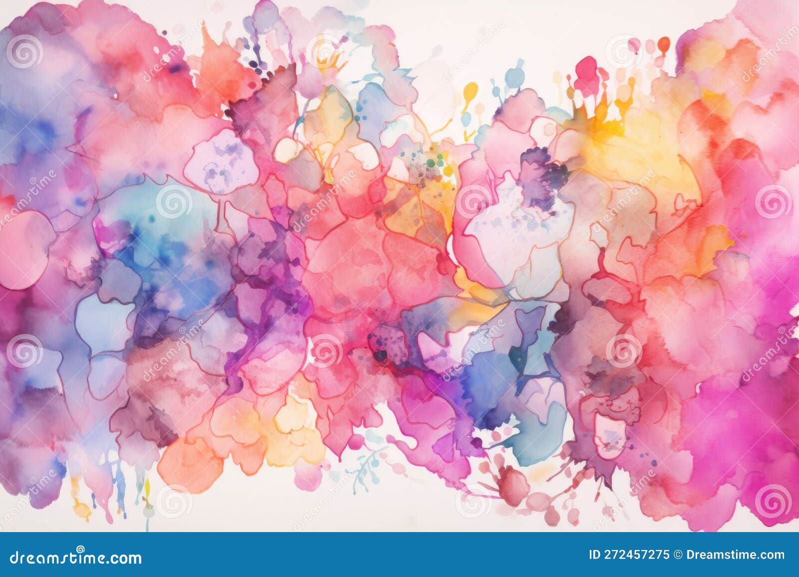 Abstract Art, Coloured Background, Night Landscape, Oil On Canvas ...