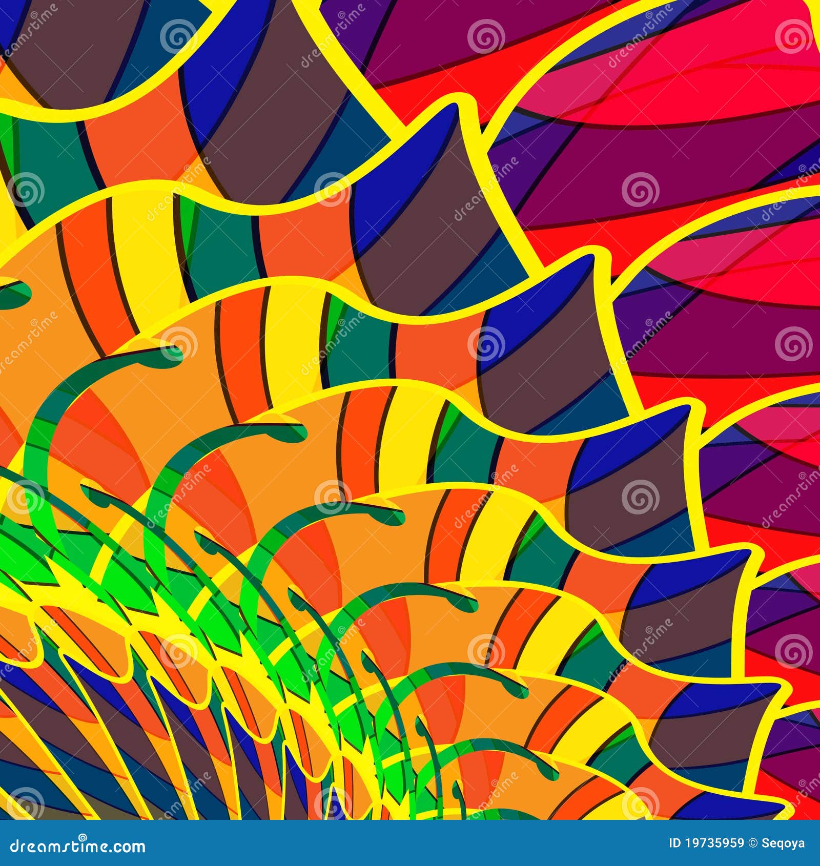 Abstract Colourful Background from a Multi-colored Stock Vector ...
