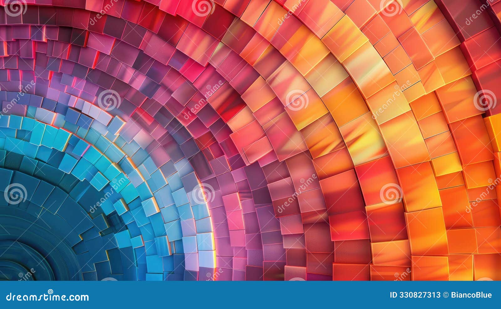 The Abstract Colourful Geometry Polygon Circle Shape in the Background ...