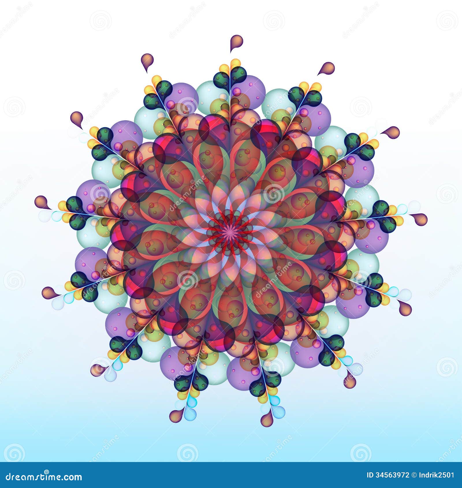 Abstract Colourful with Swirl Waves.+ EPS10 Stock Vector - Illustration ...