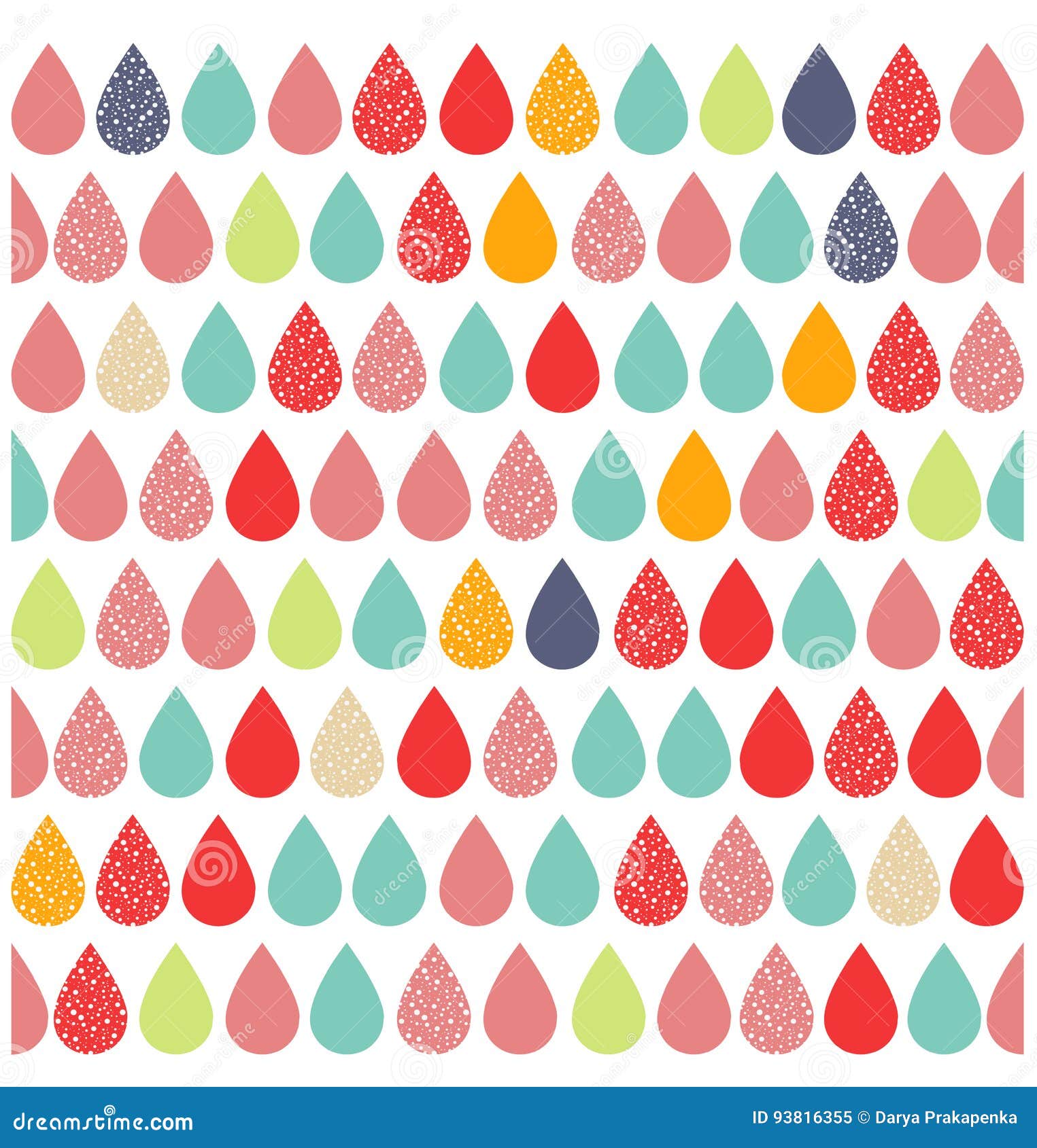 Abstract Colourful Vector Background with Rain Stock Vector ...