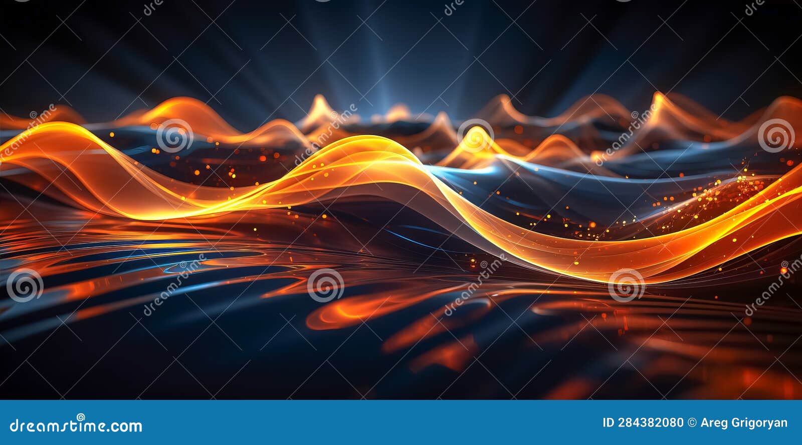 Abstract Colourful Wavy Background Stock Illustration - Illustration of ...