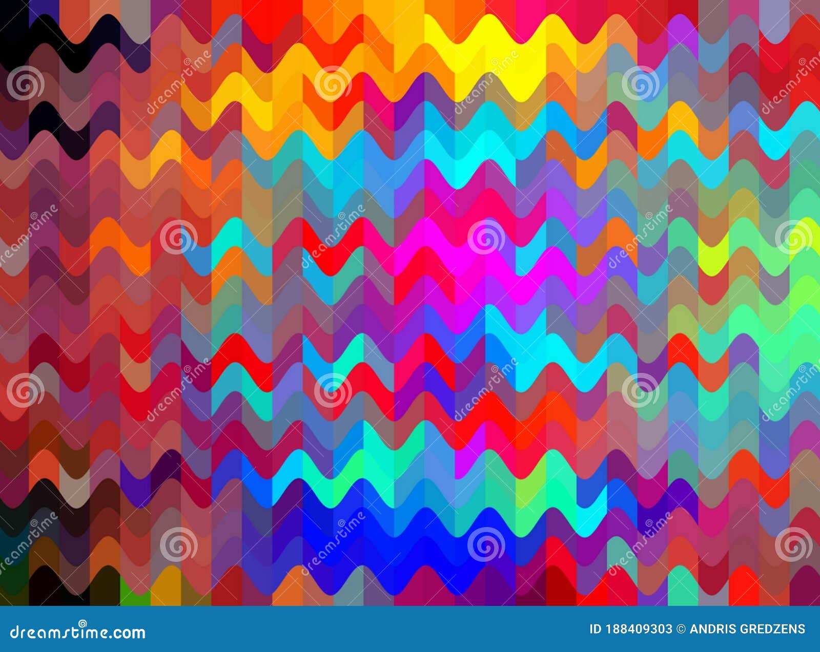 Abstract Colours Wave Lines Backgrounds Stock Illustration ...