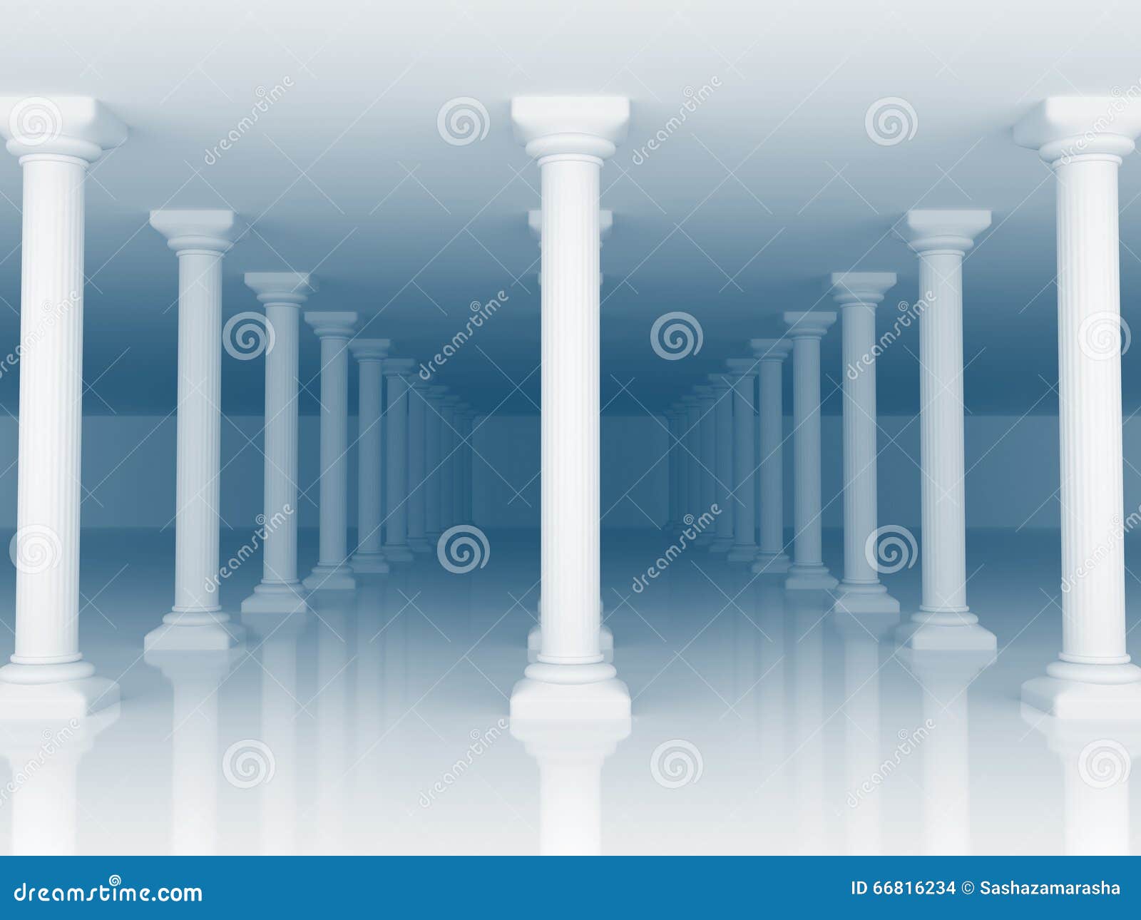 Abstract Column Indoor Interior Architecture Background Stock ...