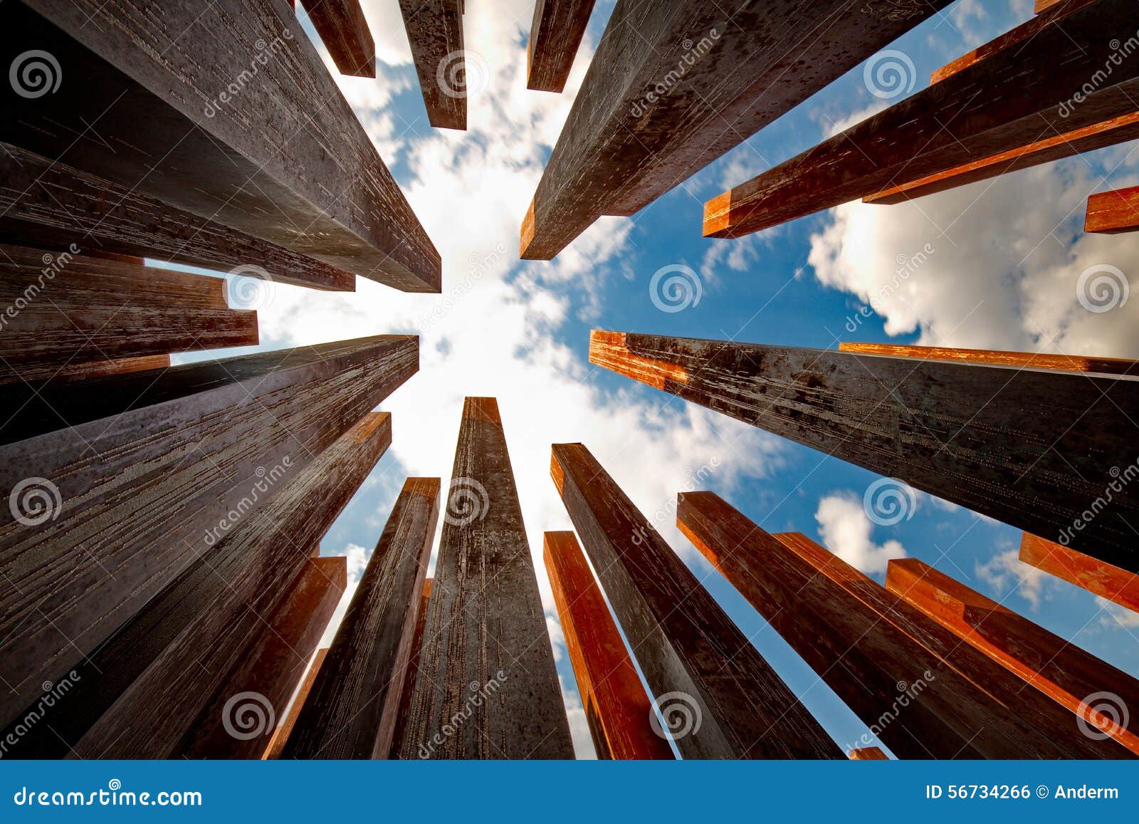 Abstract columns stock photo. Image of force, hungary - 56734266