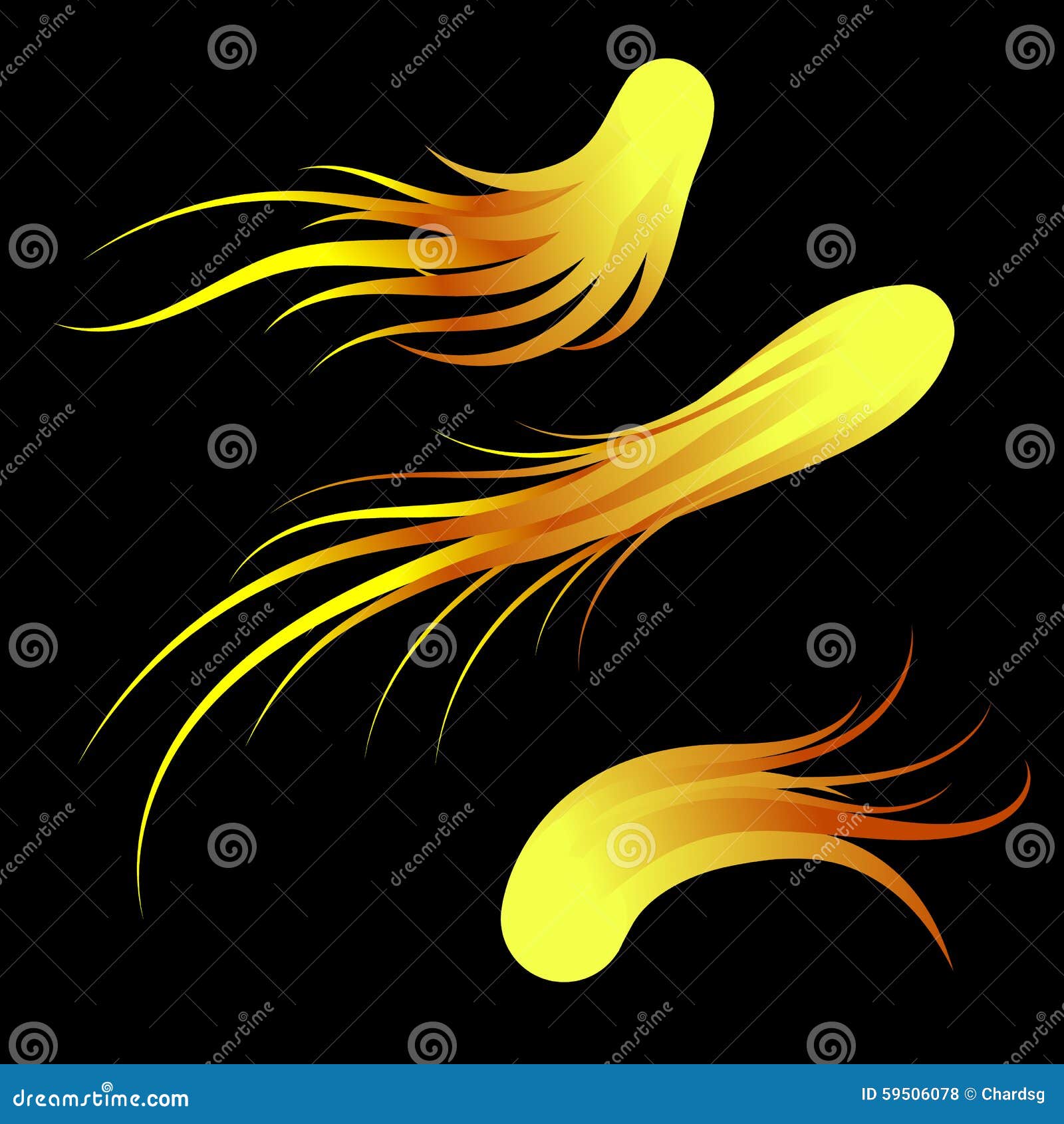 Abstract comet stock vector. Illustration of shiny, symbol - 59506078