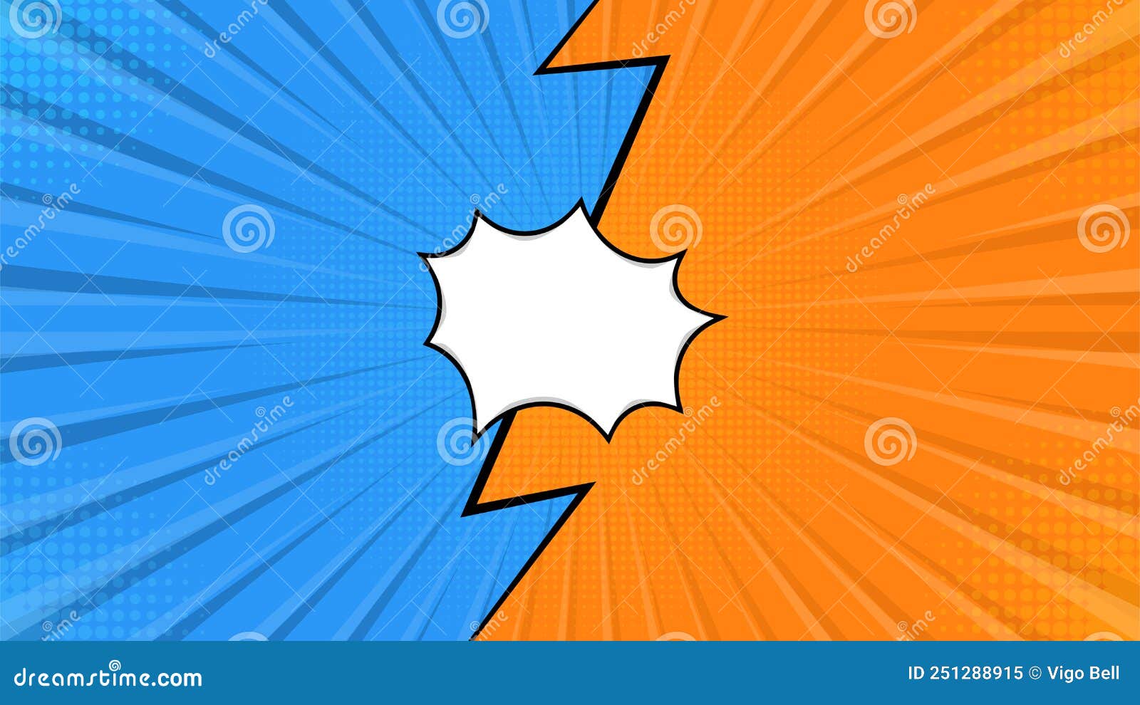 Abstract Comic Background. Vector Illustration Stock Vector ...