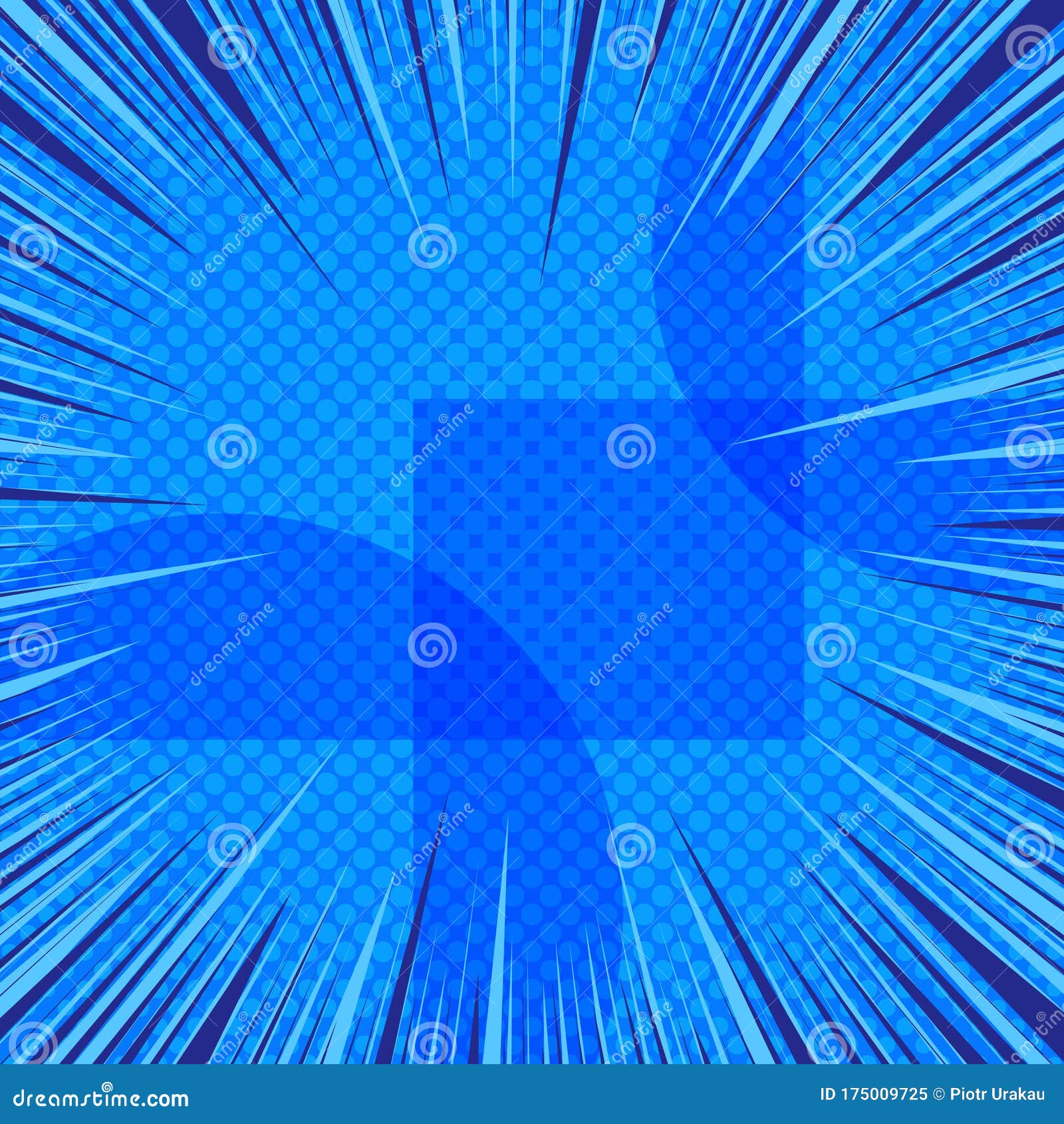 Abstract Comic Blue Background Stock Vector - Illustration of funny ...