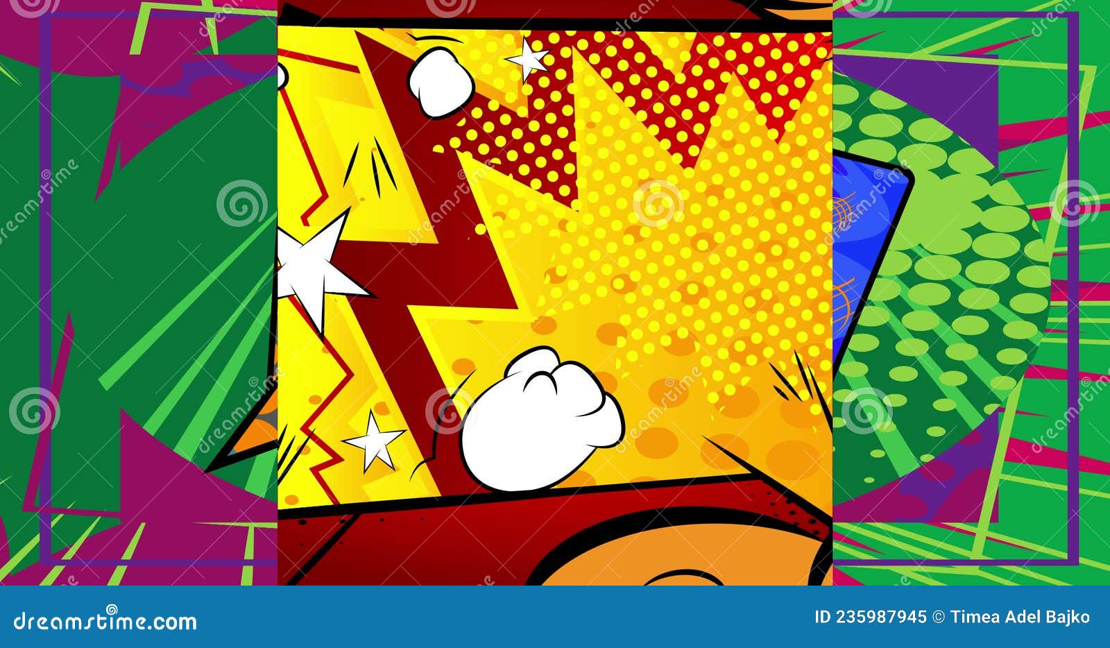 Abstract Comic Book Background. Motion Poster Stock Video - Video of ...