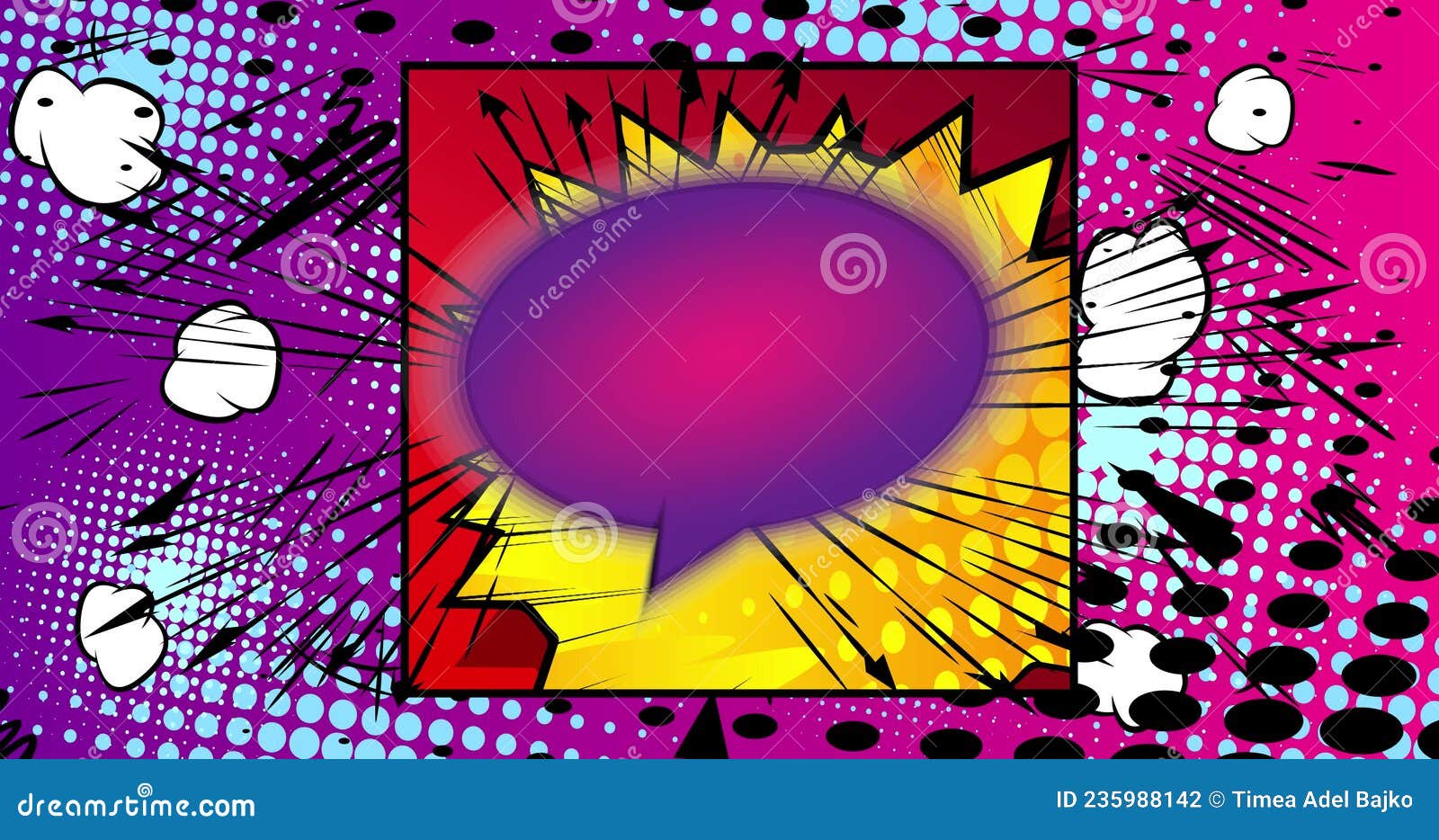 Abstract Comic Book Background. Motion Poster Stock Footage - Video of ...