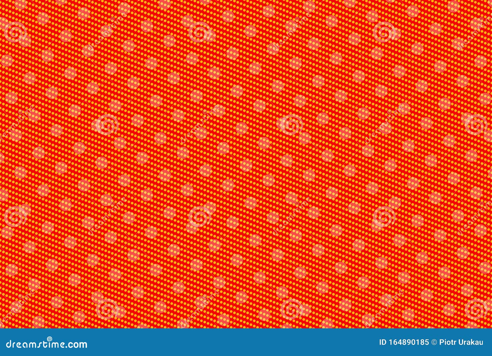 Abstract Comic Bright Dotted Template Stock Vector - Illustration of ...