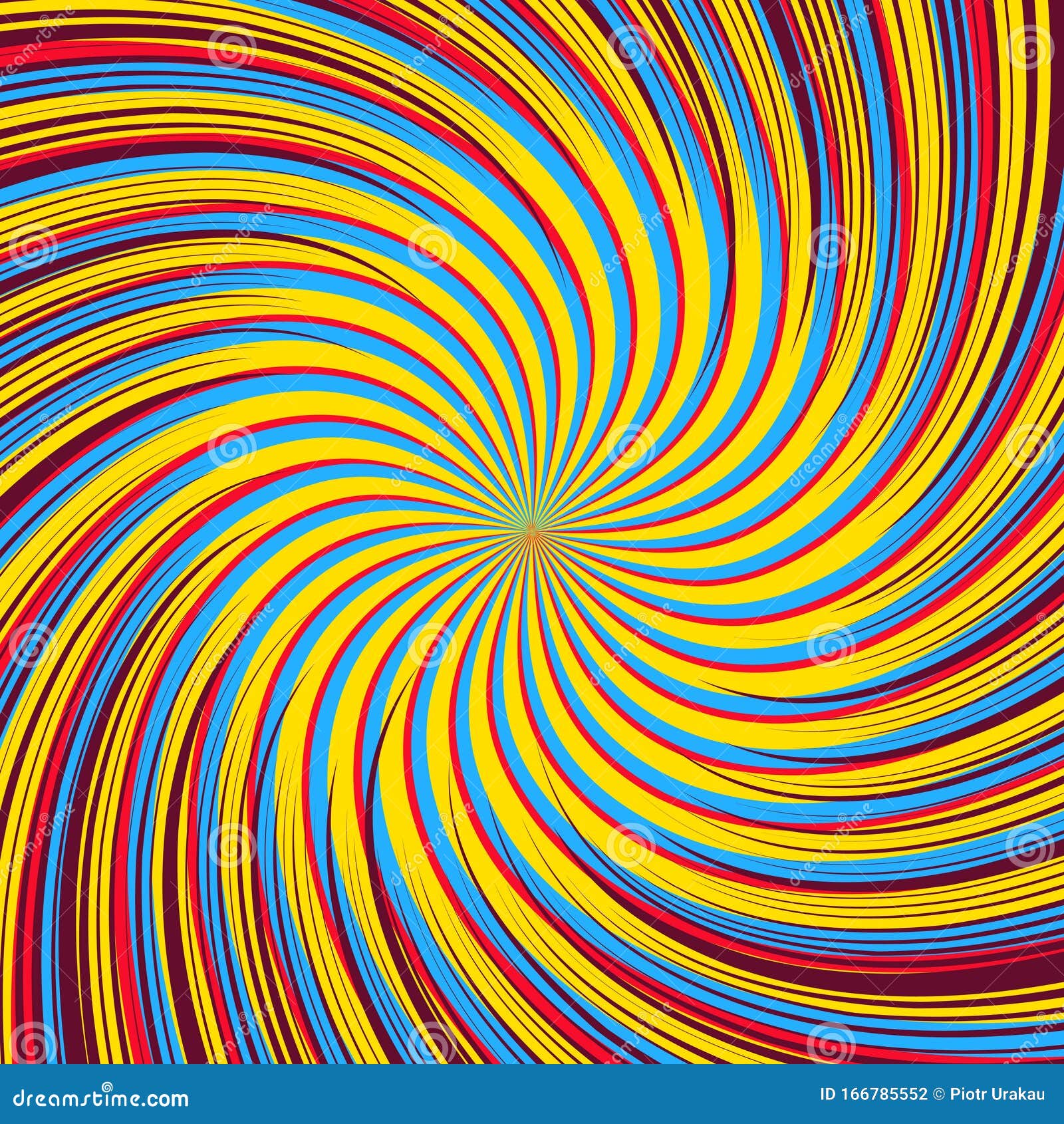 Abstract Comic Whirl Background Stock Vector - Illustration of ...