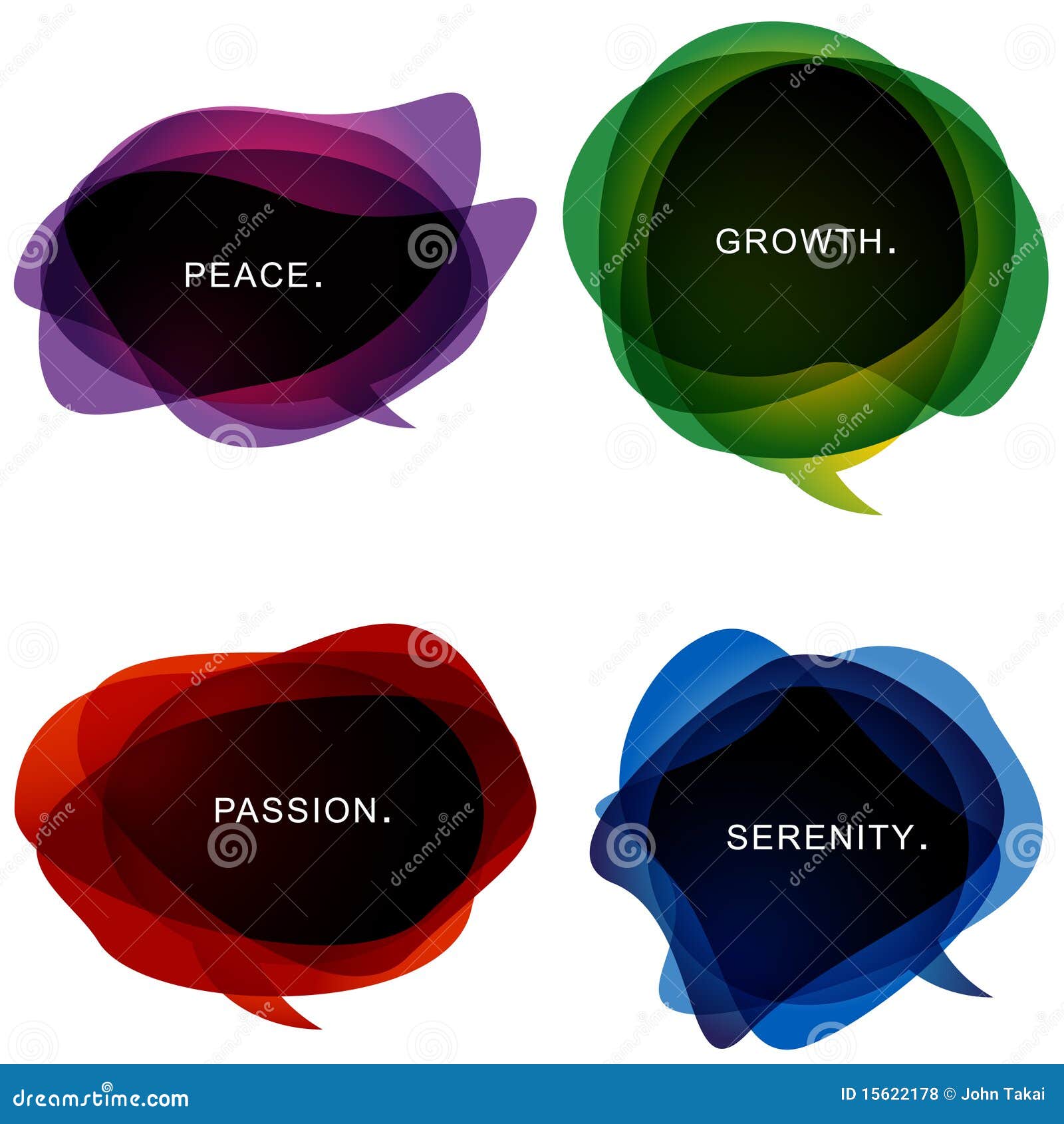 Abstract Communication Bubbles Stock Vector - Illustration of ...