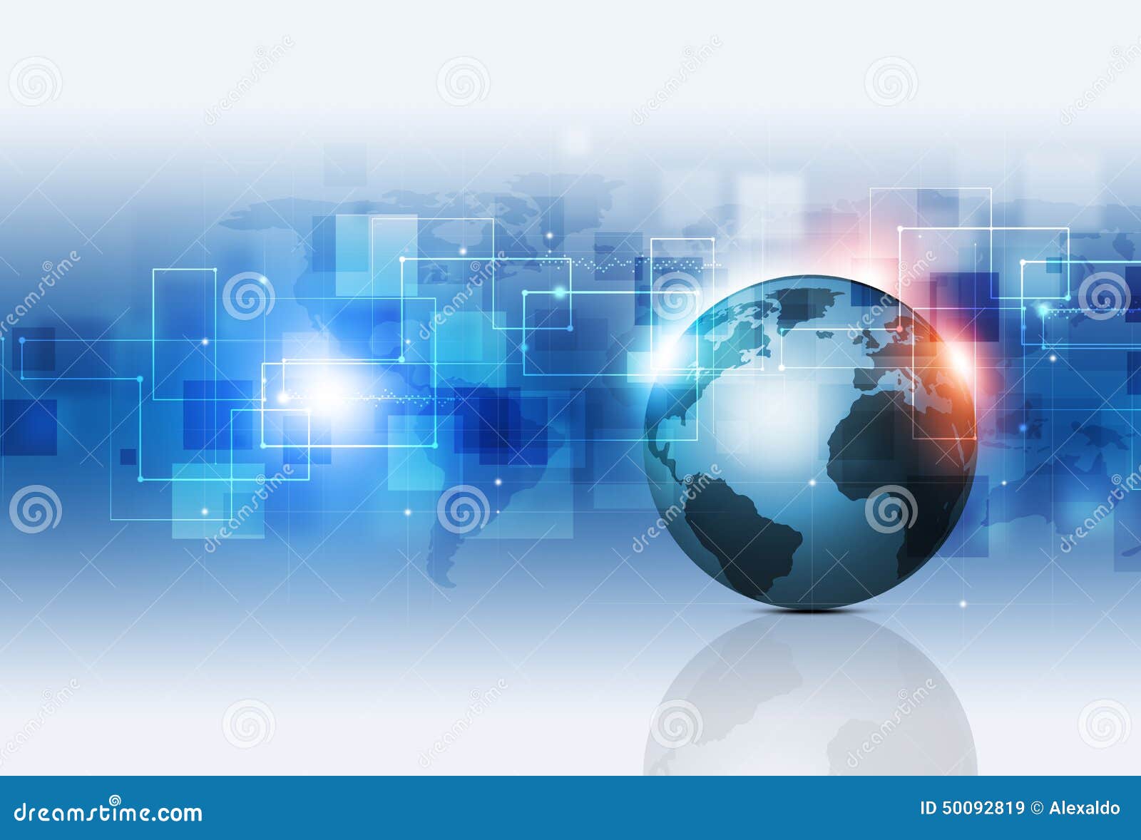 Abstract Communication Business Background Stock Illustration ...