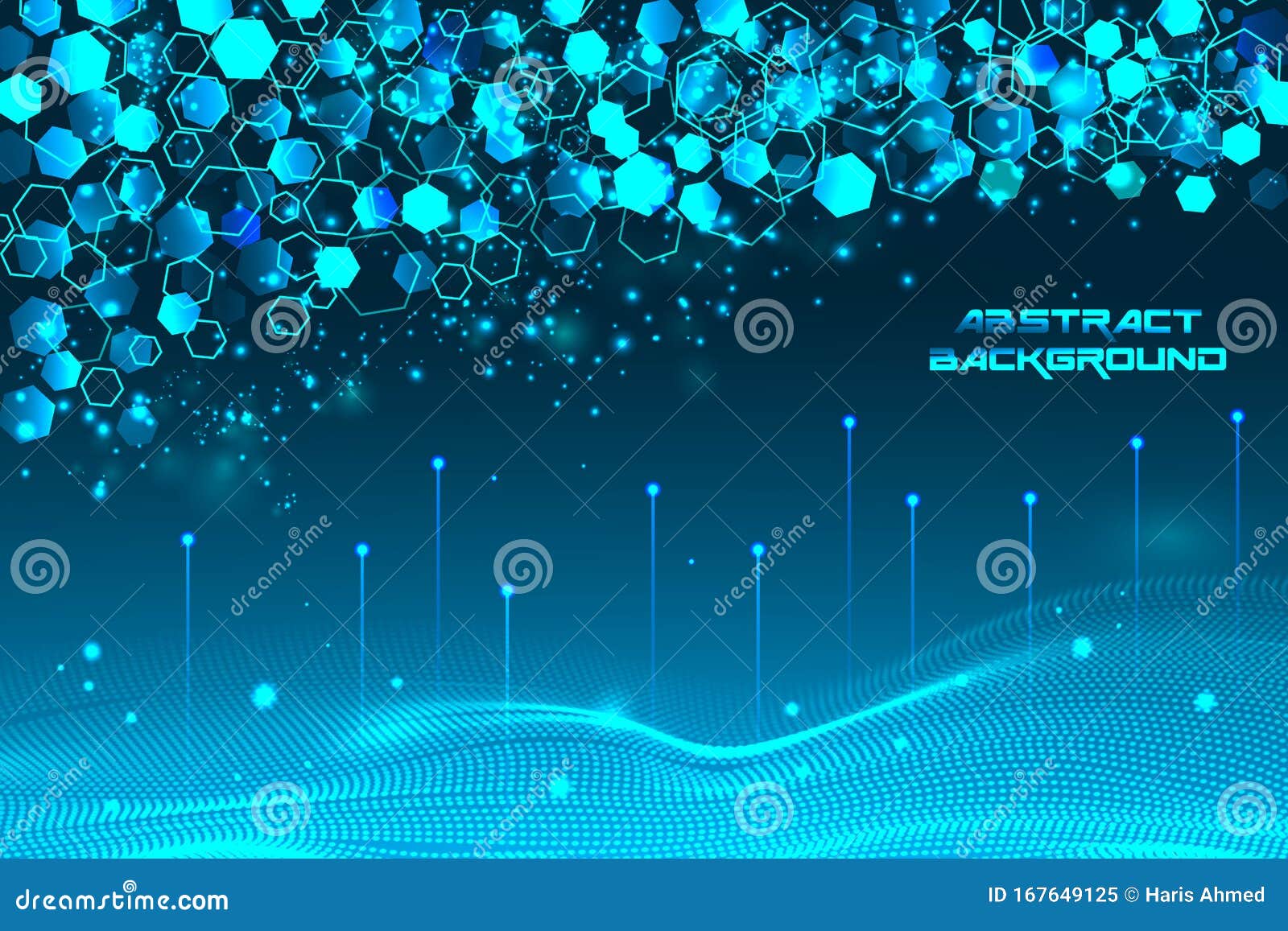 Abstract Communication Data Background Concept Stock Illustration ...