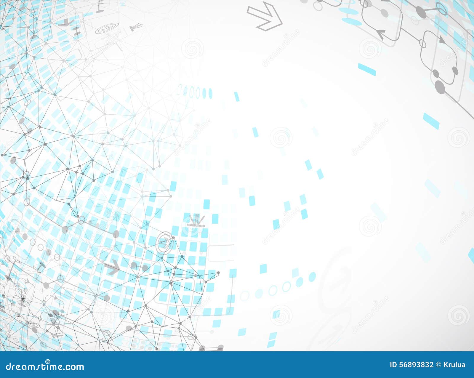 Abstract Communication Technology Light Design Background. Stock Vector ...