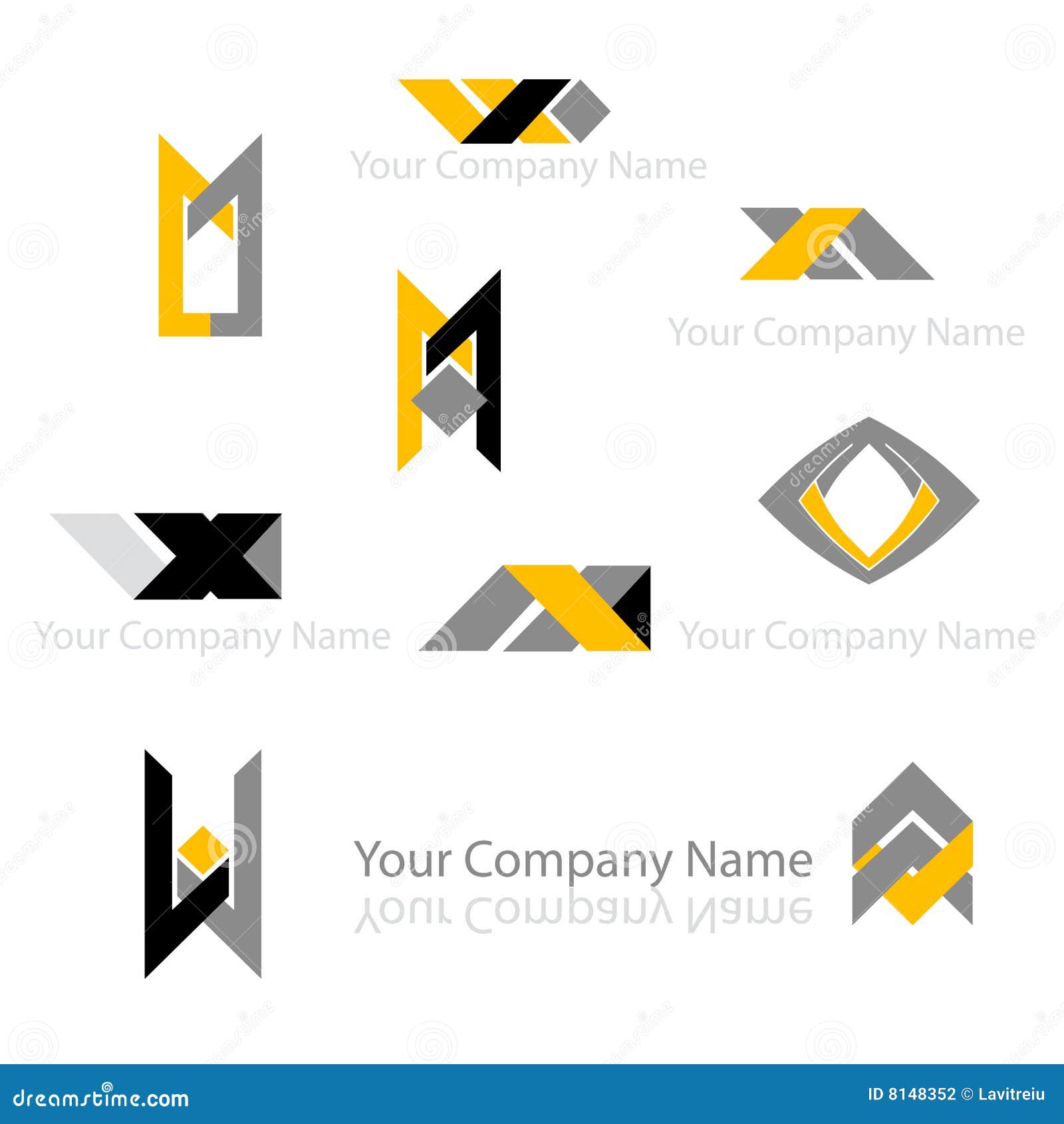 Abstract company design stock vector. Illustration of card - 8148352