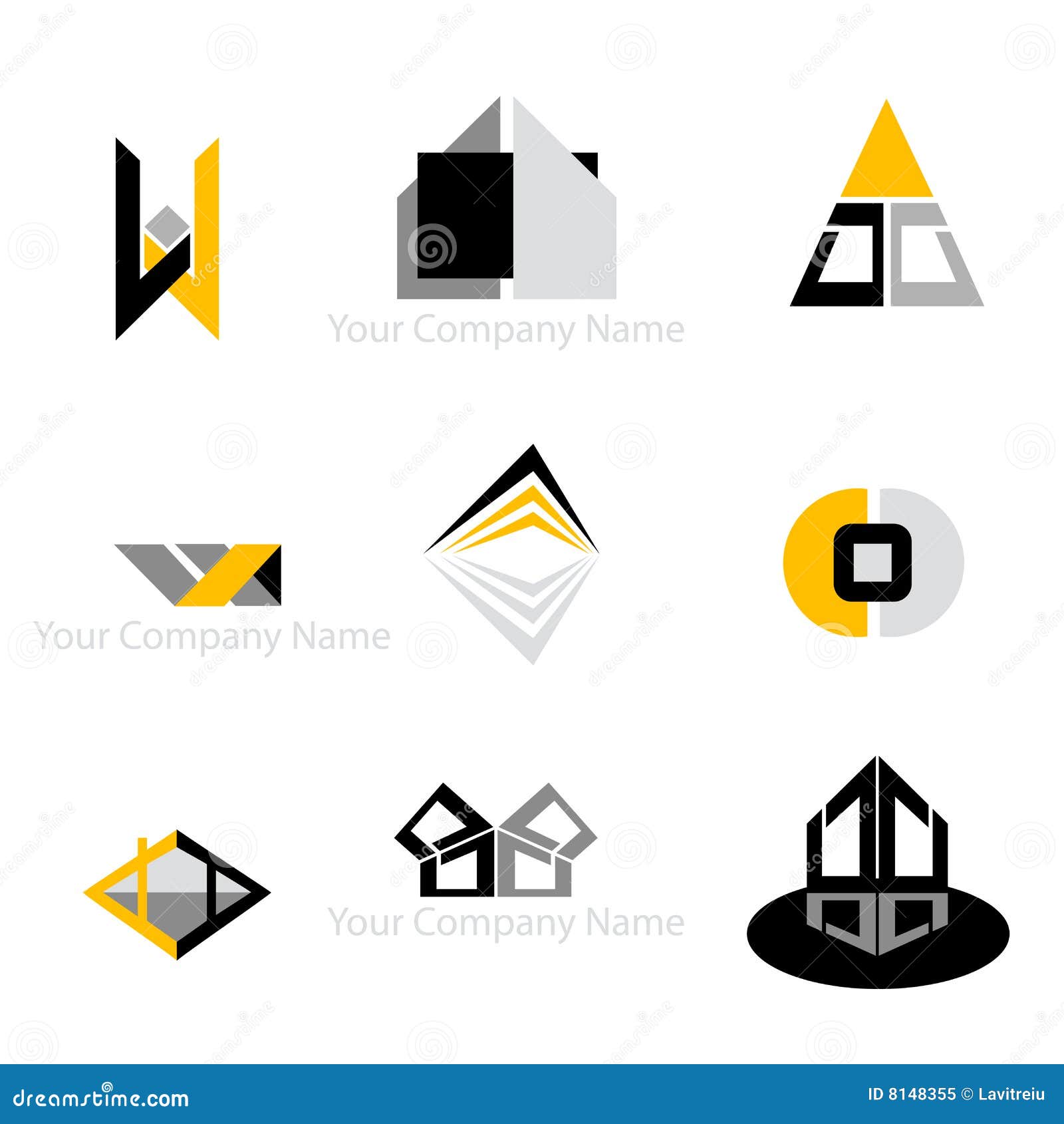 Abstract company design stock vector. Illustration of concept - 8148355