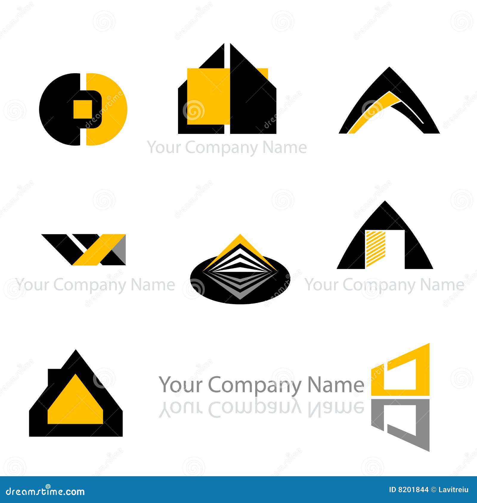 Abstract company design stock vector. Illustration of business - 8201844