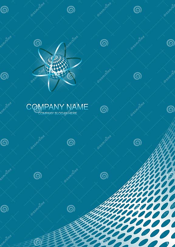 Abstract company page. stock vector. Illustration of design - 5353729