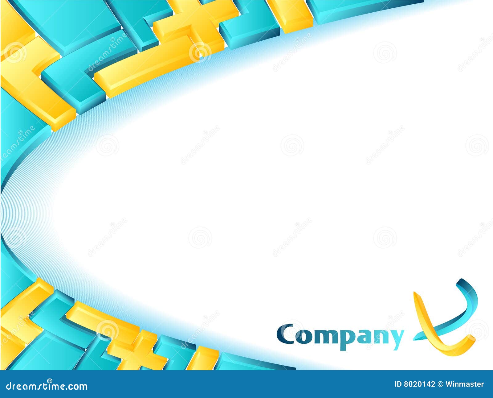 Abstract company template stock illustration. Illustration of ...