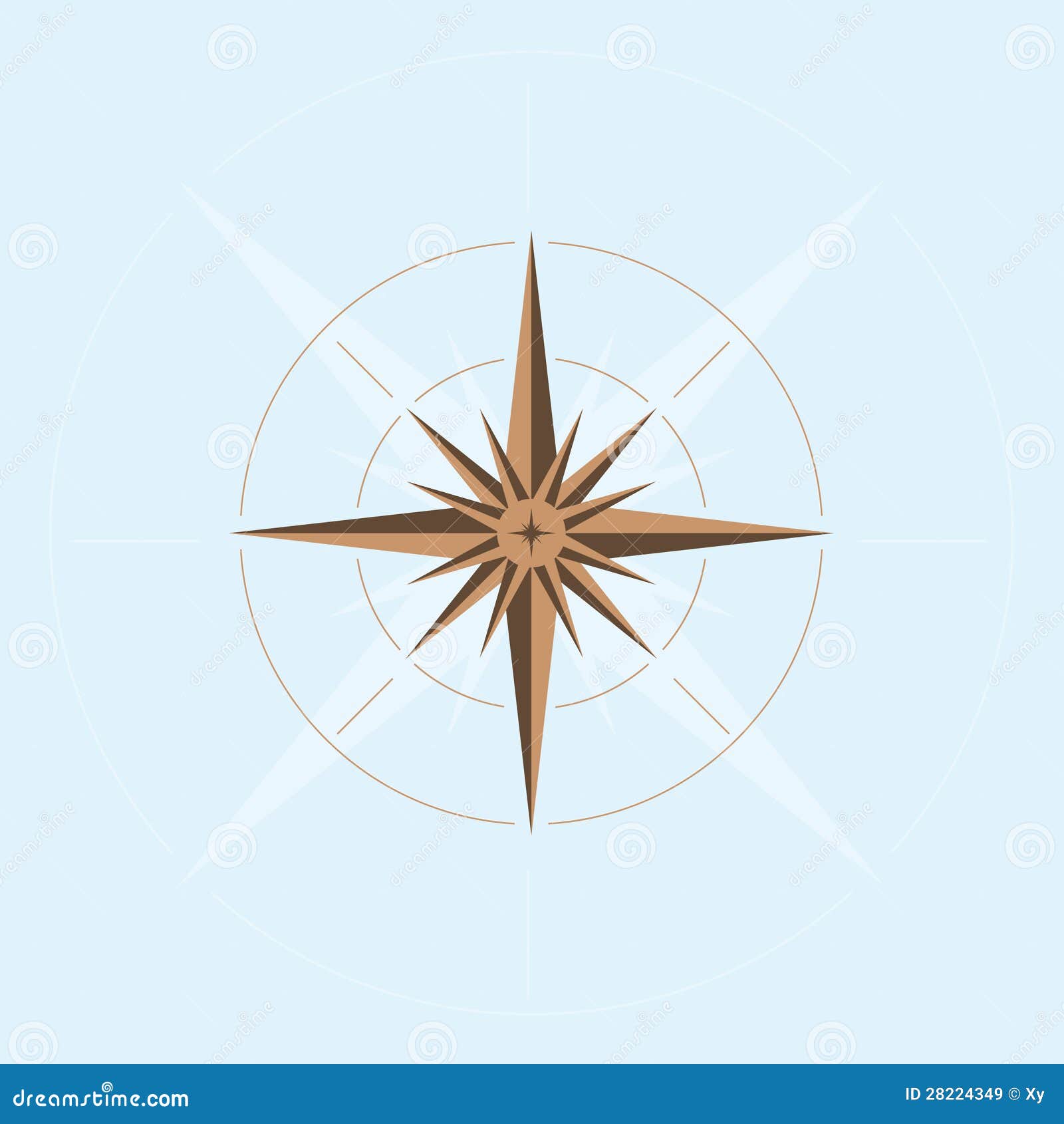 Abstract compass design stock vector. Illustration of instrument - 28224349