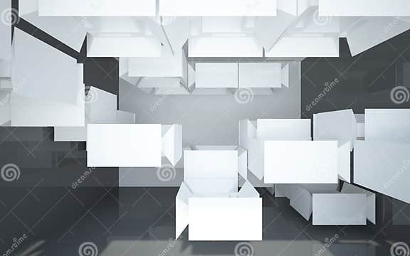 Abstract from the Complicated Interior Ceiling Stock Illustration ...