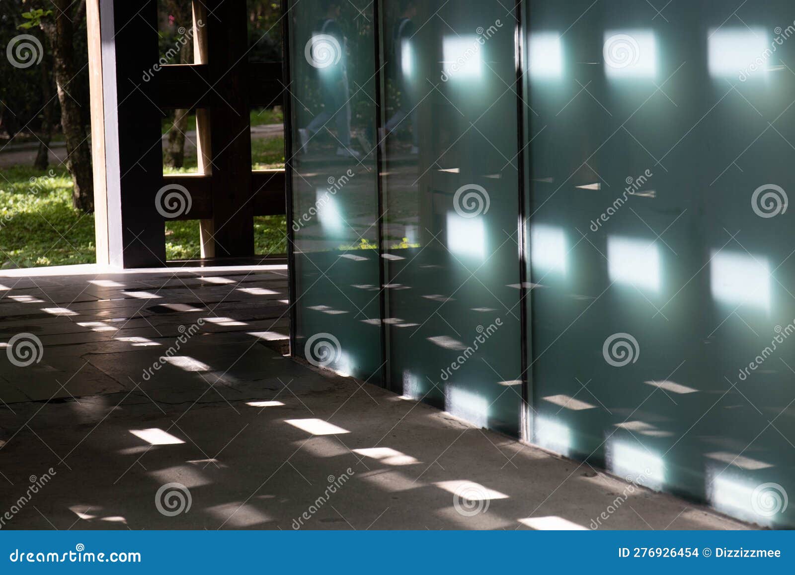 Abstract Composiion of Wood Panel , Lighting , Shade and Shadow Stock ...