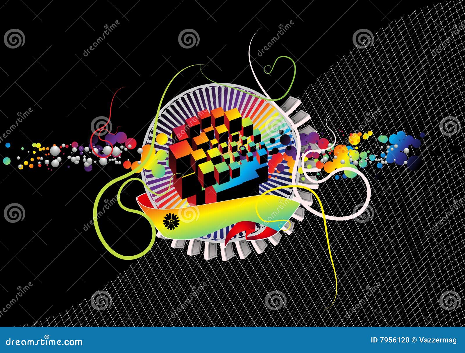 Abstract Composition for Background or Texture Stock Vector ...