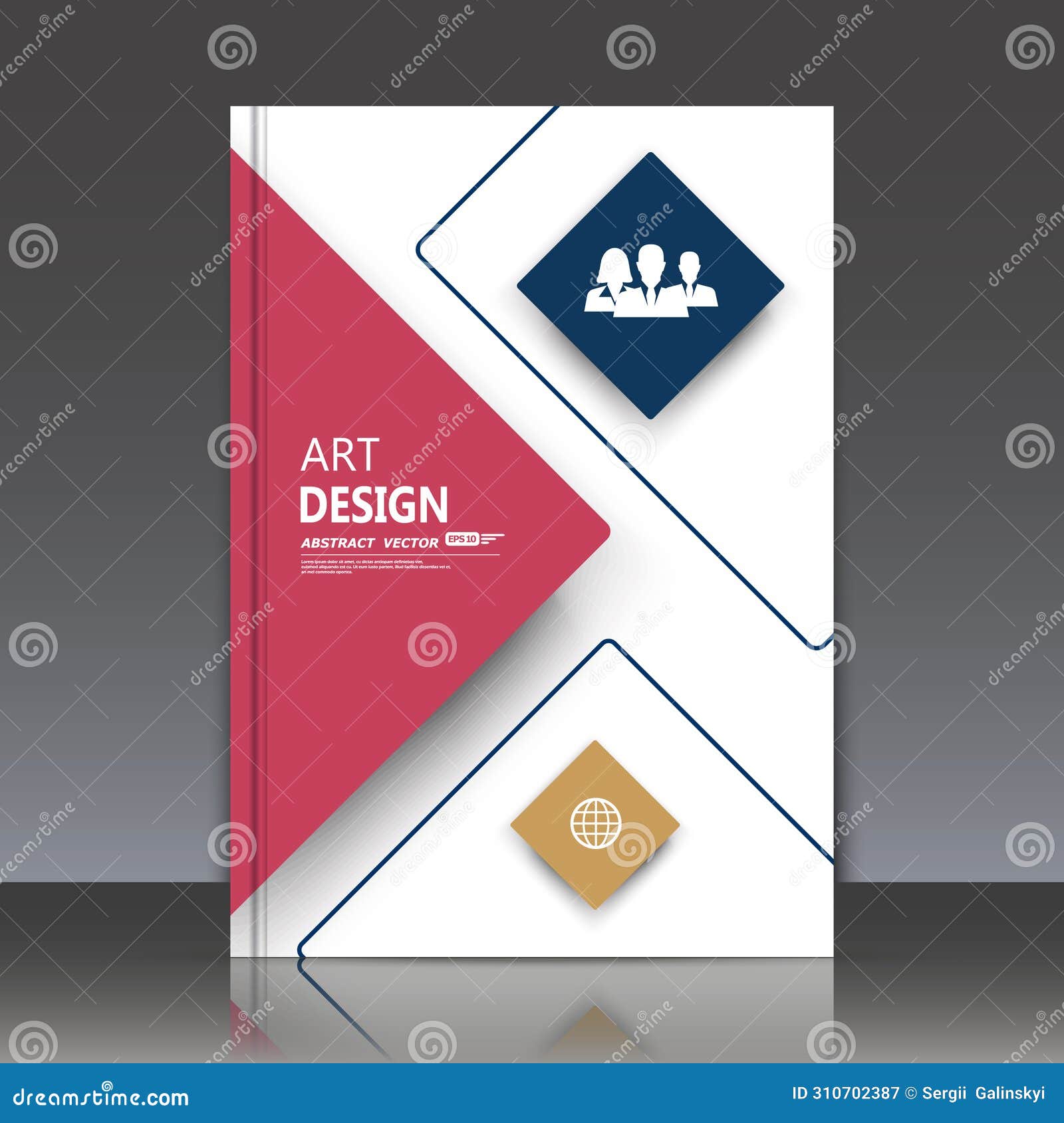 Abstract Composition, Box Block Font Texture, Text Frame, Red Square ...