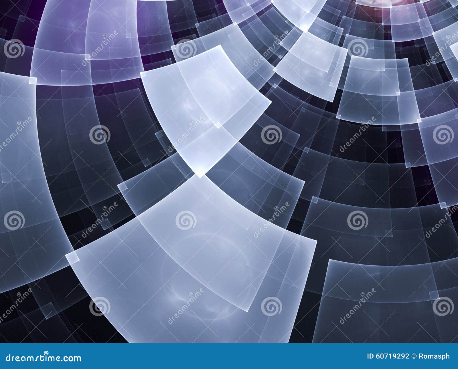 Abstract Composition with Circular Checkered Stock Illustration ...