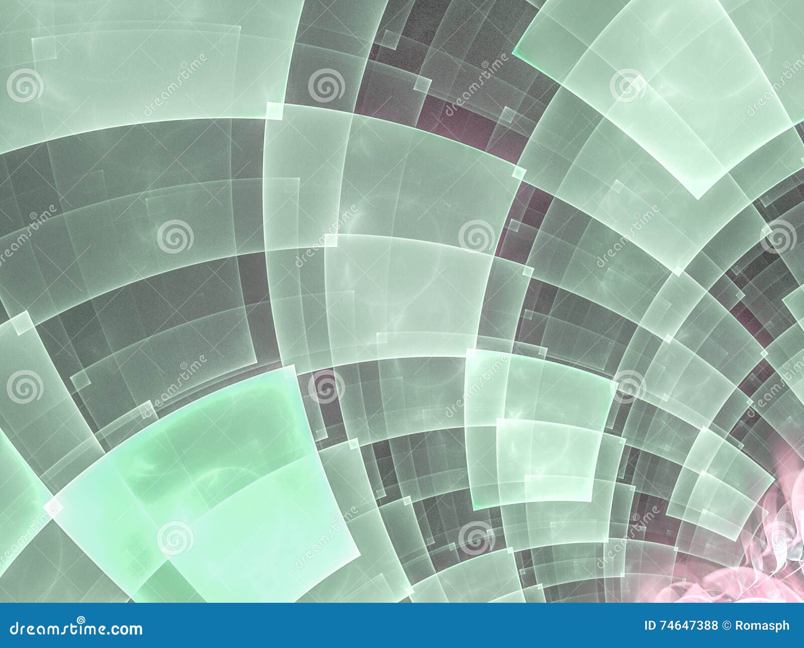 Abstract Composition with Circular Checkered Pattern Stock Illustration ...