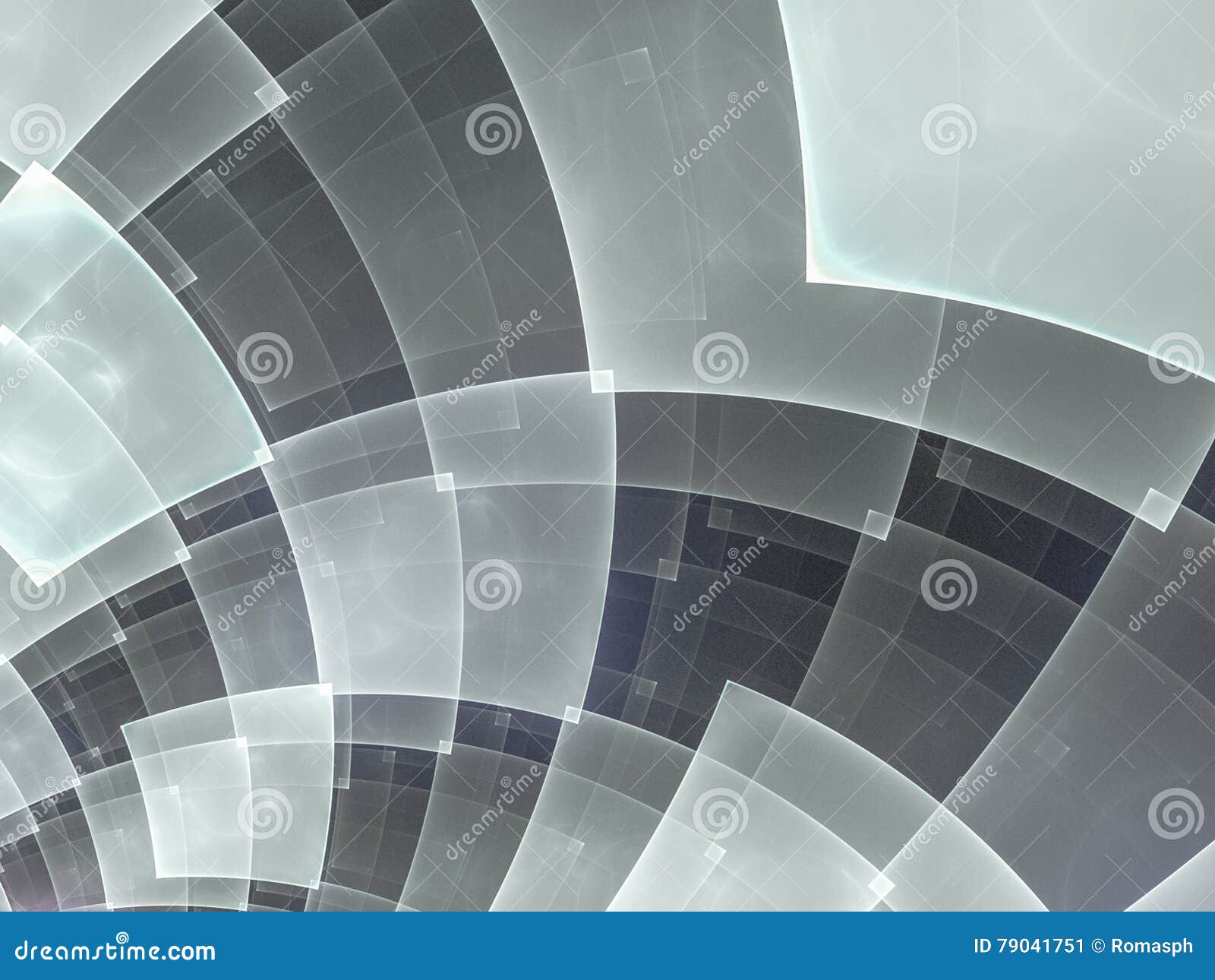 Abstract Composition with Circular Checkered Pattern Stock Illustration ...
