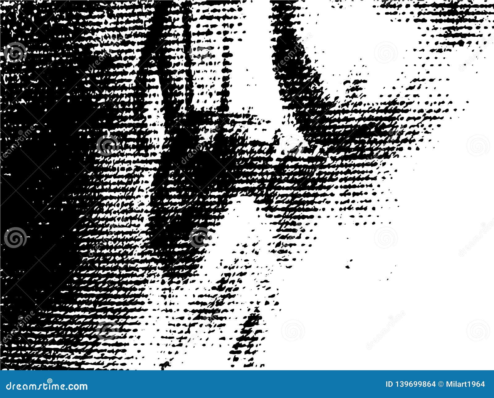 Abstract Black and White Art Background. Grunge Print. Stock ...