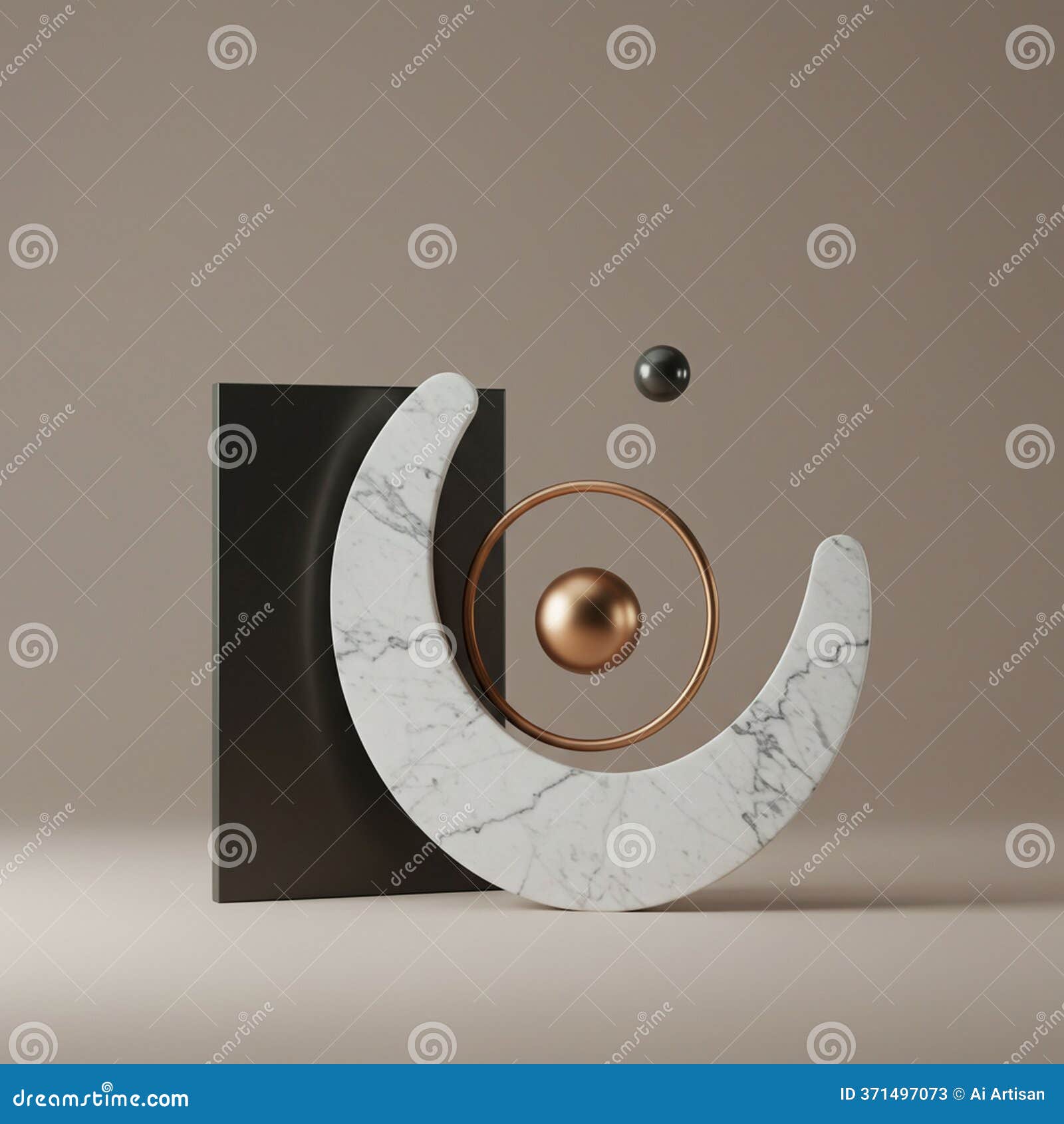 Marble Arch Supporting Triangular Roof With Fluted Columns Cartoon ...