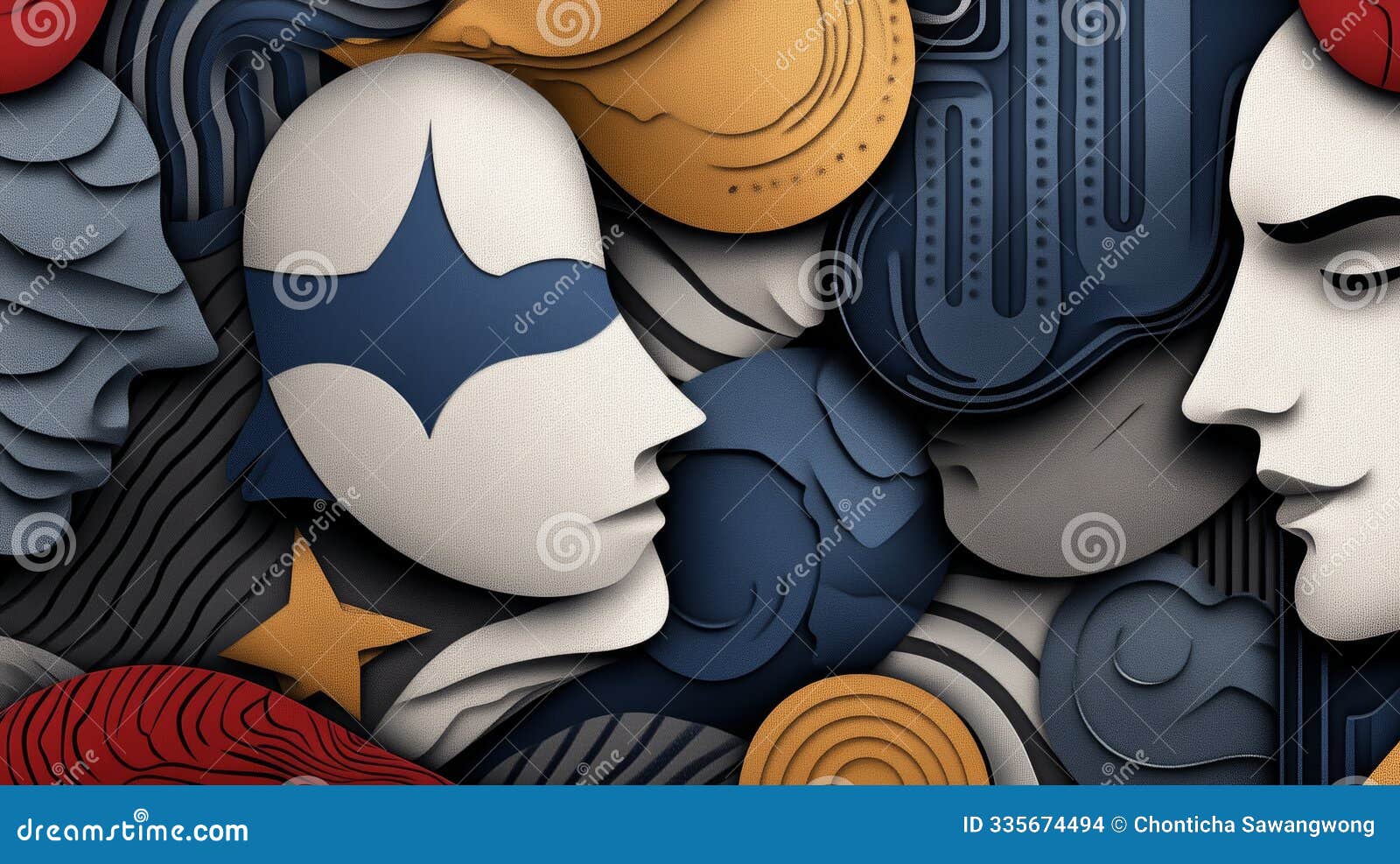 Visual Arts Vector Line Icons Set. Drawing, Painting, Sculpture, Mosaic ...