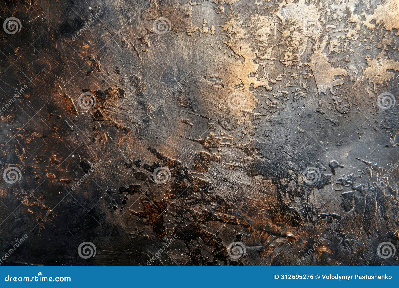 Abstract Composition of Metal Surface and Texture of Burnt Surface ...